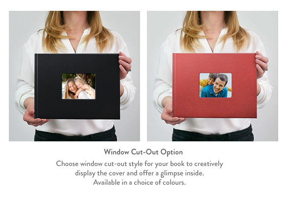 11x8" Landscape Window Leather Photo Book (A4) | Snapfish UK